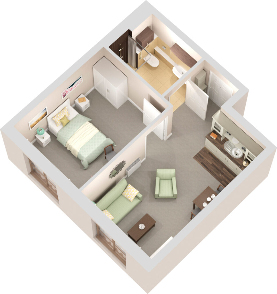 Care Home Apartments - Signature's Accommodation - Signature Care Homes